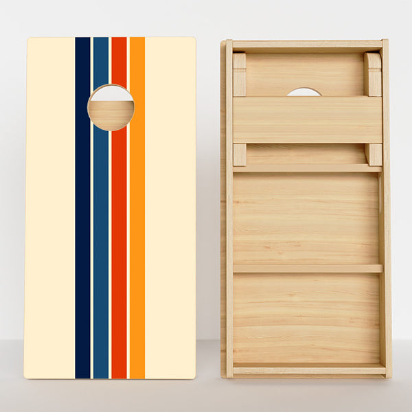 Antique Retro Colored Lines Professional Cornhole Boards Sale price ...
